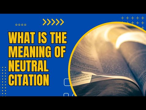 What is neutral citation LU-60