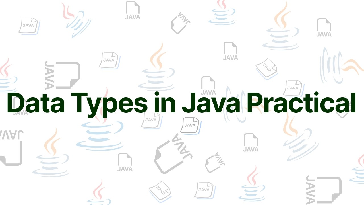 CMP 175 Java Unit 2.4 | Data Types in Java Practical