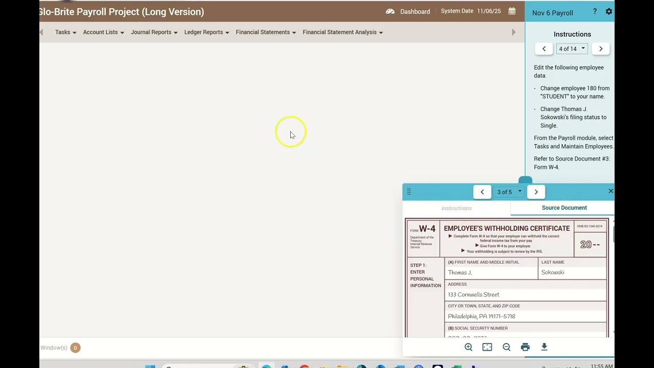 Payroll Project Module 3