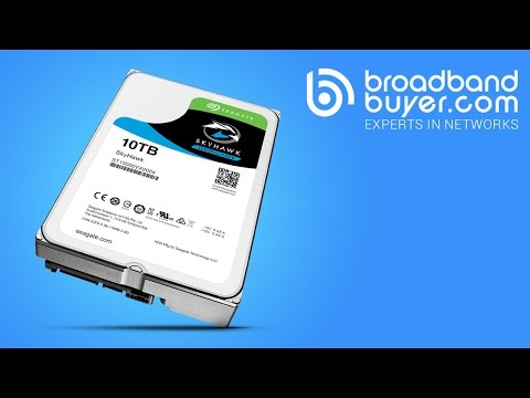 Seagate ST8000VX010 SkyHawk 8TB SATA Hard Drive w/ 5400RPM 6Gb/s 256MB ...