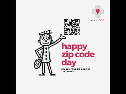 MrZip: Happy Zip Code Day! Search your zip code at http://text911.info