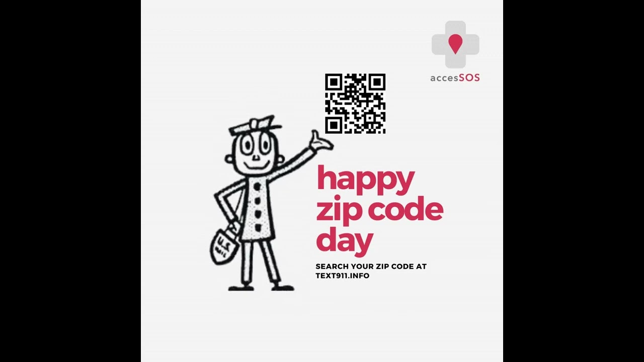 MrZip: Happy Zip Code Day! Search your zip code at http://text911.info