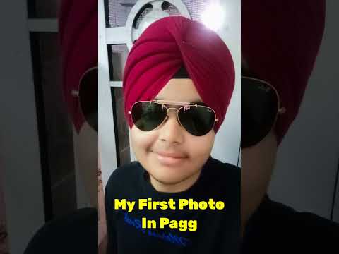 my first pic in turban #shorts #sikh #punjabi