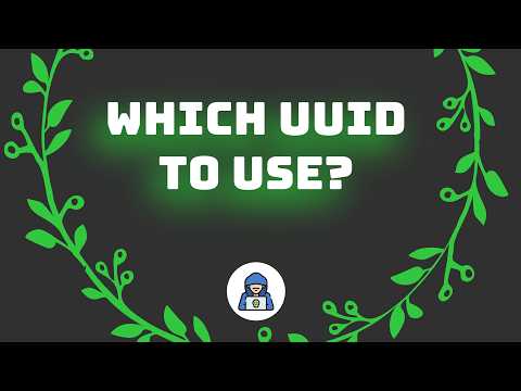 Which UUID version to use? (Spoiler: v4)