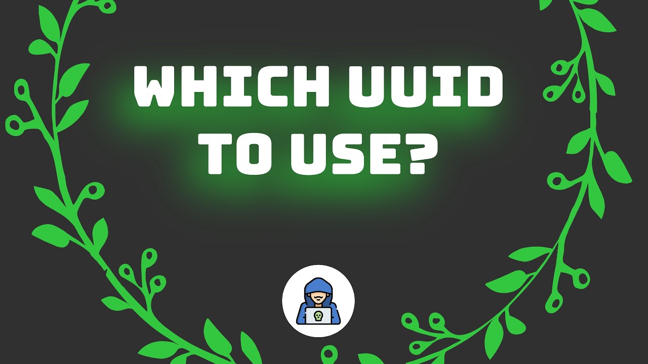 Which UUID version to use? (Spoiler: v4)