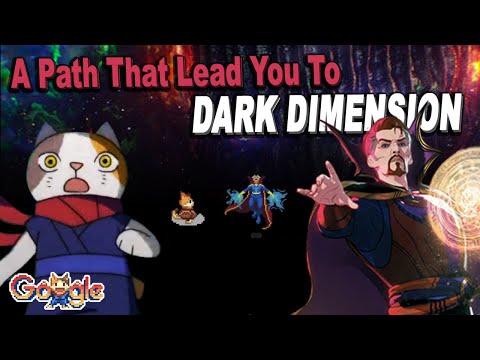 Google Doodle Champion Island Dark Dimension Glitch