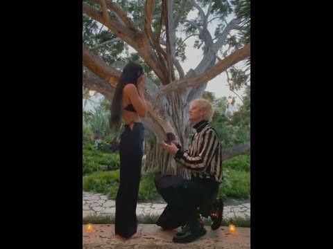 Machine Gun Kelly's marriage proposal to Megan Fox