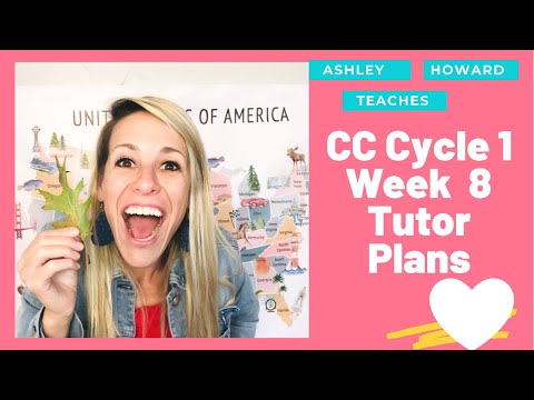 CC Cycle 1 Week 8 Tutor Plans (5th edition)