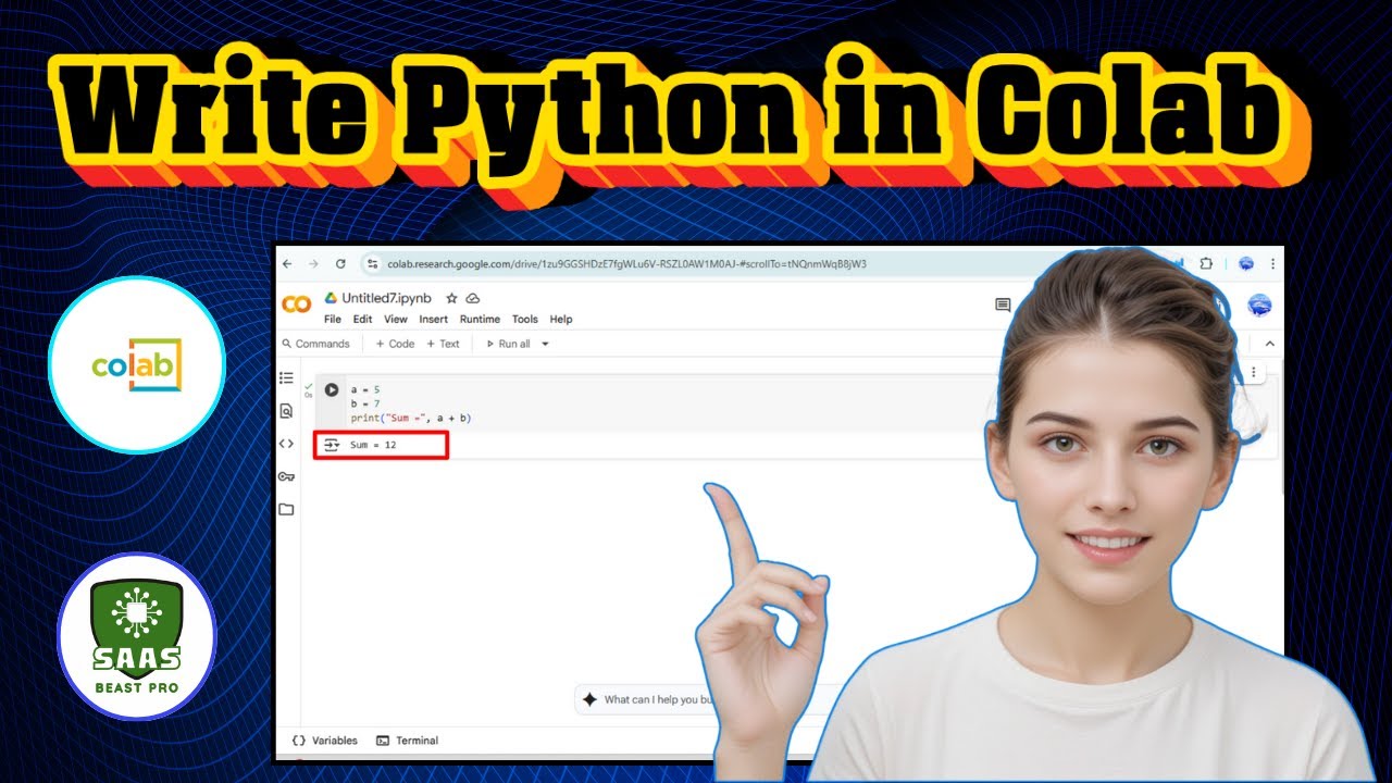 How To Write Python Code In Google Colab | Step-by-Step Guide (2025)