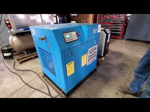Eaton Rotary Screw Air Compressor Model EC-SRW3-20-220, 20 hp, s/n EC ...