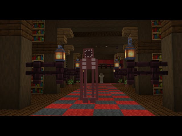 Figure from Doors as the Warden!! Minecraft Texture Pack