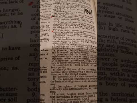 Identifying the Word STATE