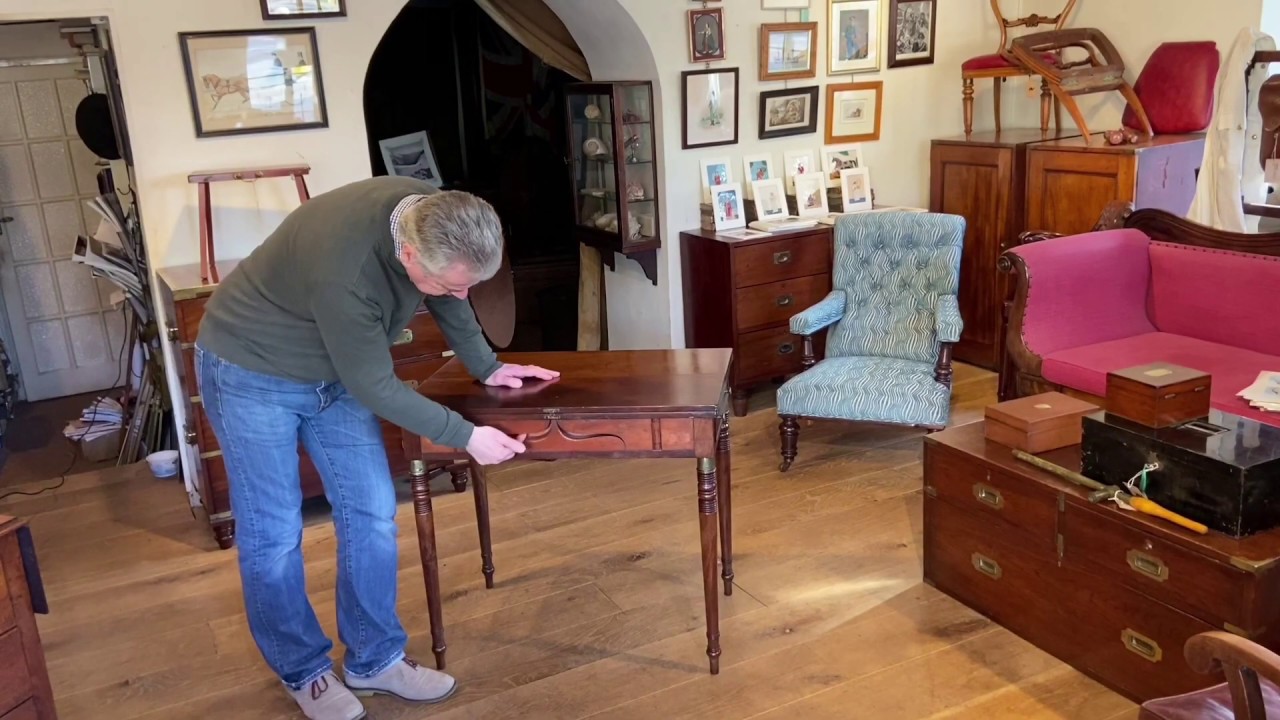 Antique Georgian Campaign Table