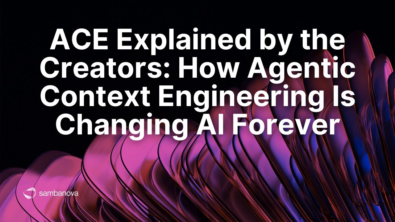 ACE Explained by the Creators: How Agentic Context Engineering Is Changing AI Forever