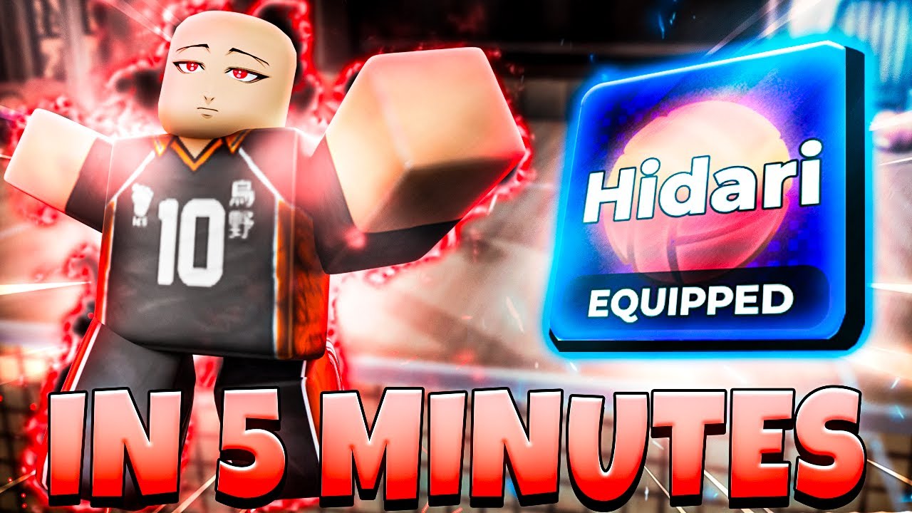 BECOME PRO HIDARI IN 5 MINUTES (Volleyball Legends)