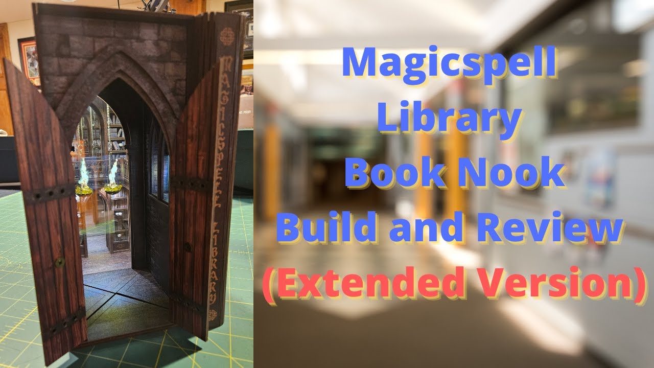 Magicspell Library Book Nook Complete Build and Review (Extended Version)