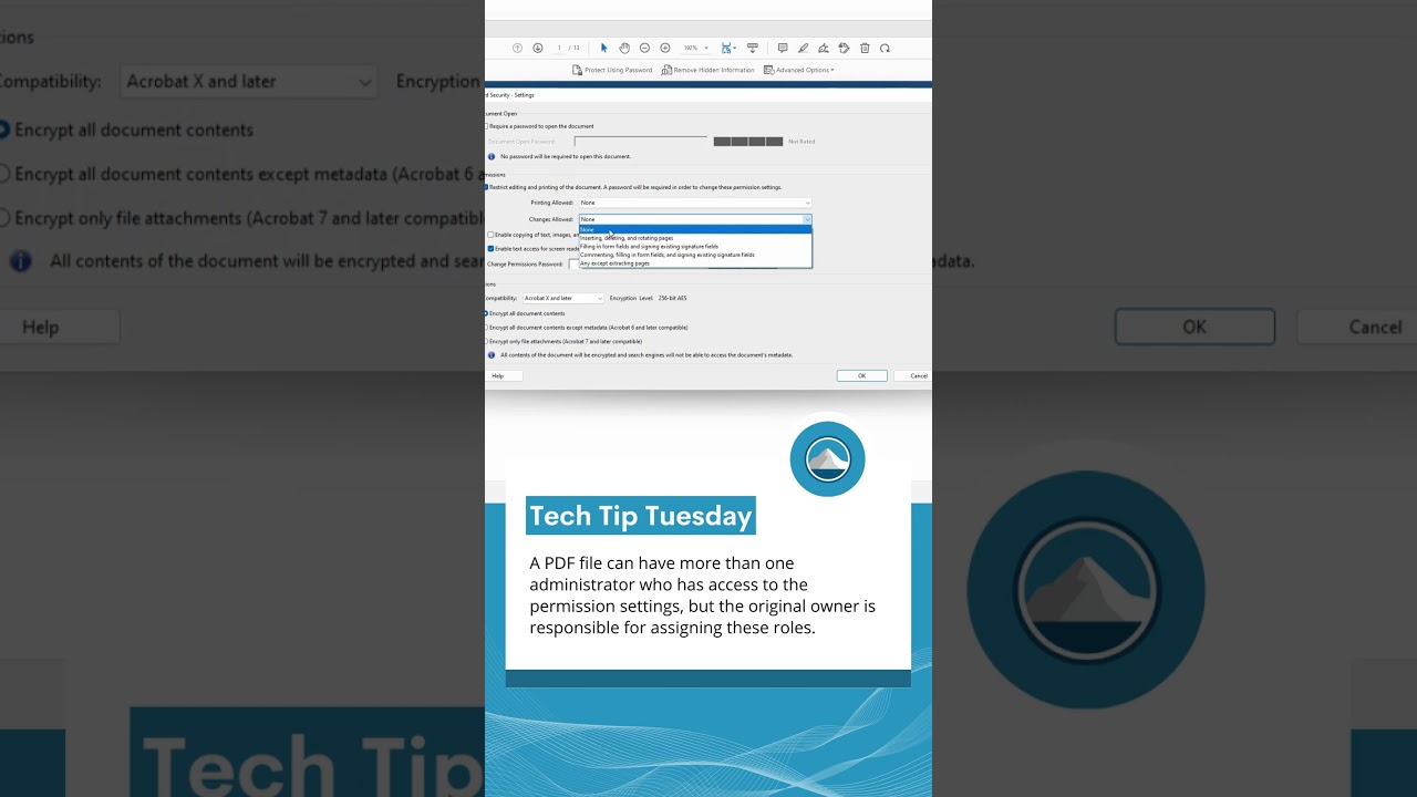 How To Set Permissions In Adobe Acrobat DC