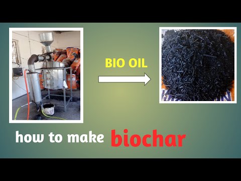 Bio-char production through pyrolysis process