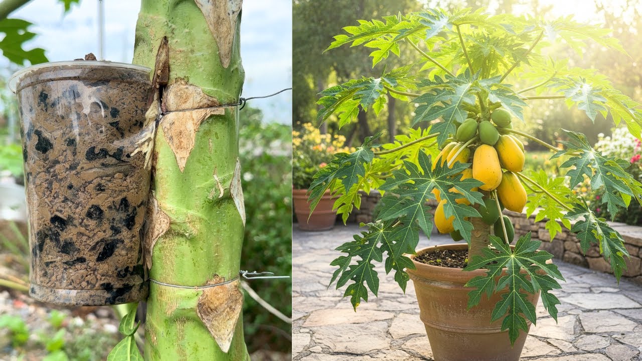 Great method grow super dwarf papaya trees 2025