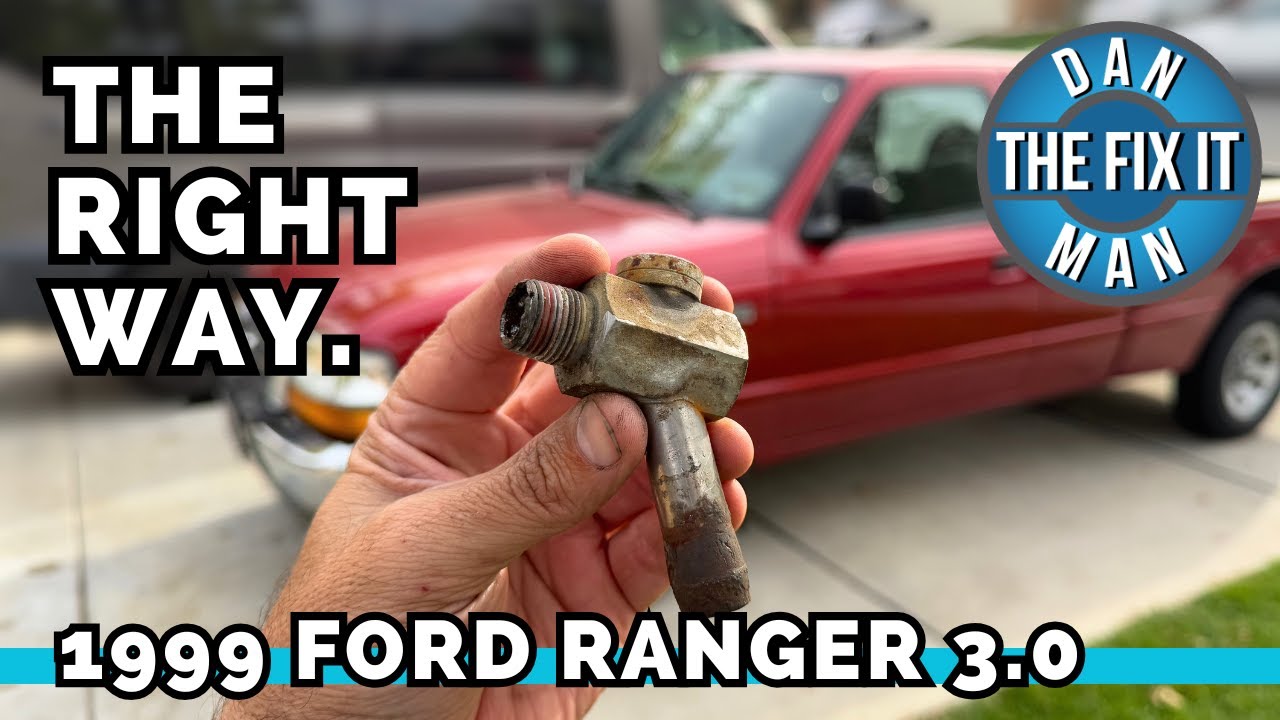 1999 Ford Ranger 3.0L Hot Water Inlet Elbow Fitting Heater Tee Hose Coolant Temp Sensor Connector