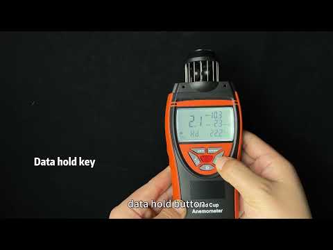 Handheld Wind Cup Anemometer 8806 Digital Wind Speed Gauge Meter