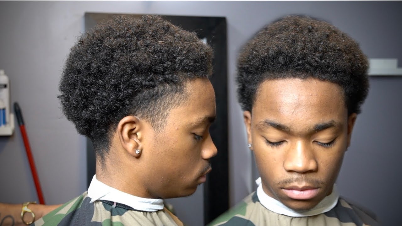 HAIRCUT TUTORIAL: CURLY TOP | HIGH TAPER FADE | HD