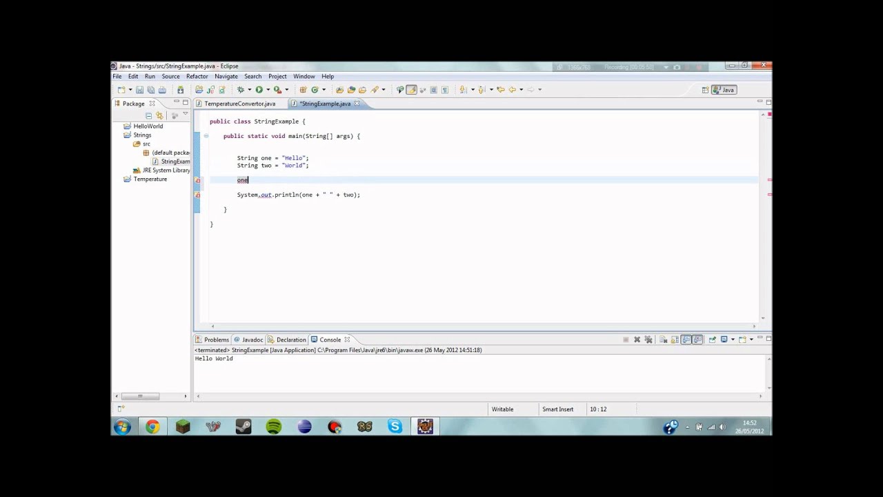 Java Tutorial 3 - Strings and Formatting