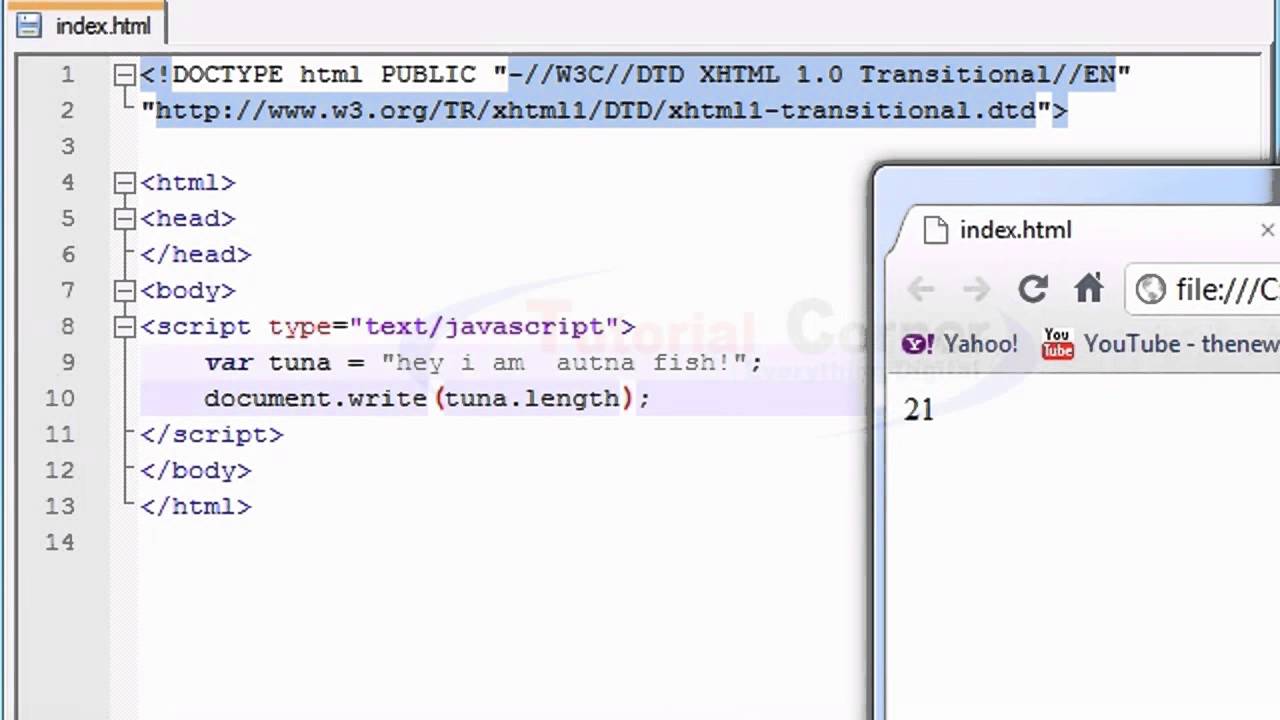 JavaScript Video Tutorial – 24/40 .Objects