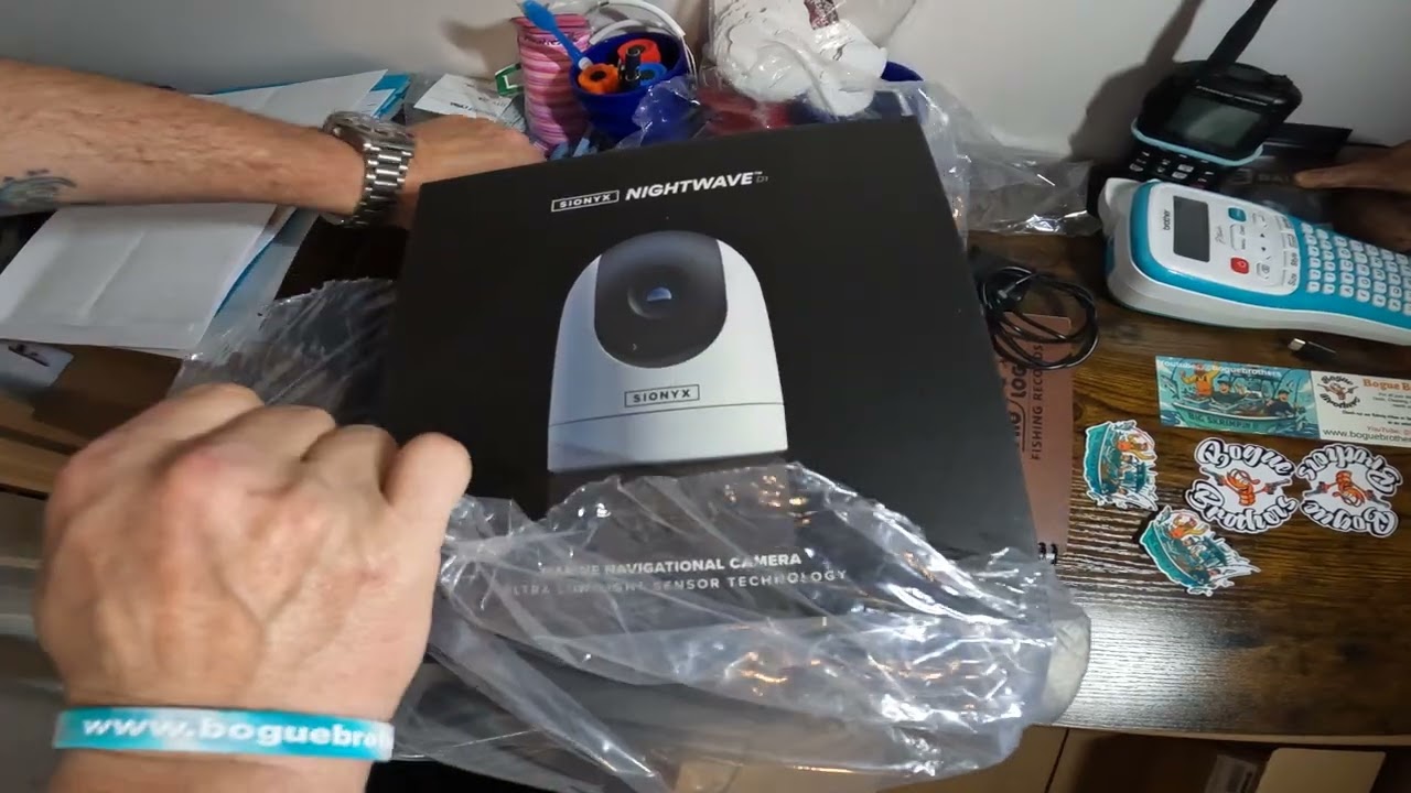 Sionyx Nightwave Analog, Part 1 Boat Night Vision Unboxing, Install, and tutorial, Low Light Camera