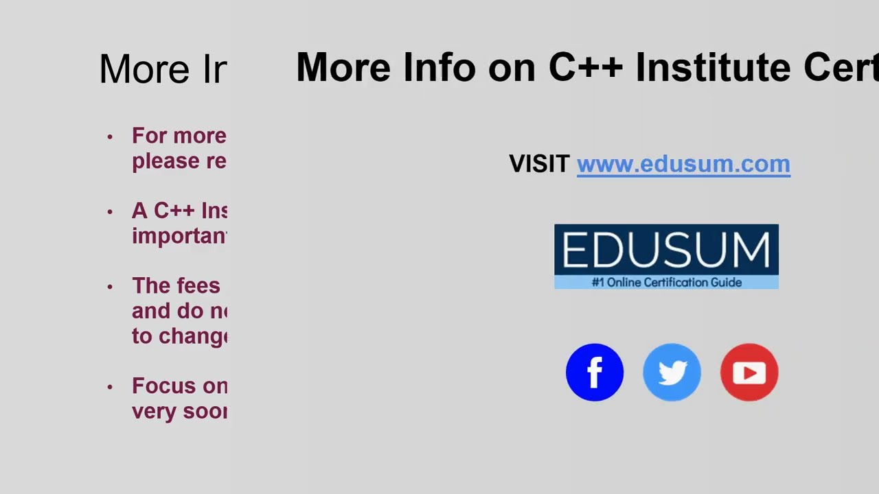 C++ Institute Certification: Is CLA-11-03 Worth It?
