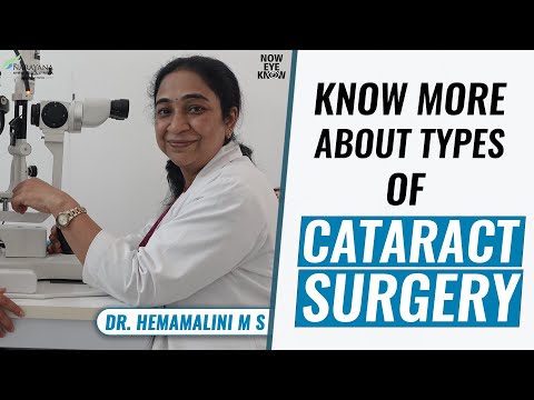 Cataract Surgery | Know the types of Cataract Surgery | Dr. Hemamalini | English