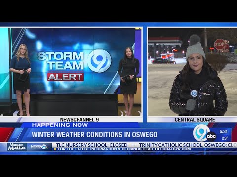 Snow in Oswego County