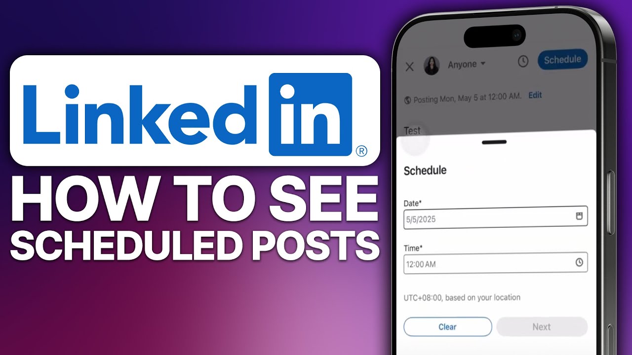 How To See Scheduled Posts on LinkedIn Mobile App (2025 Updated Tutorial)