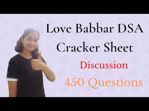 Discussion - Love Babbar DSA Sheet