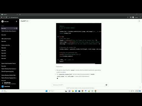 random number list generator python
