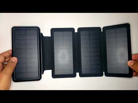 26800 mAh Portable Solar Power Bank - Real Test 2020
