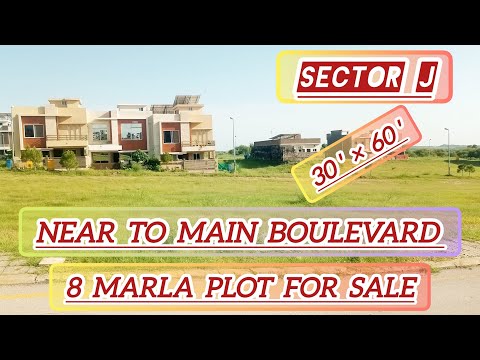 J Block - 8 Marla Plot for Sale - 30*60 Dimension - Bahria Town Phase 8