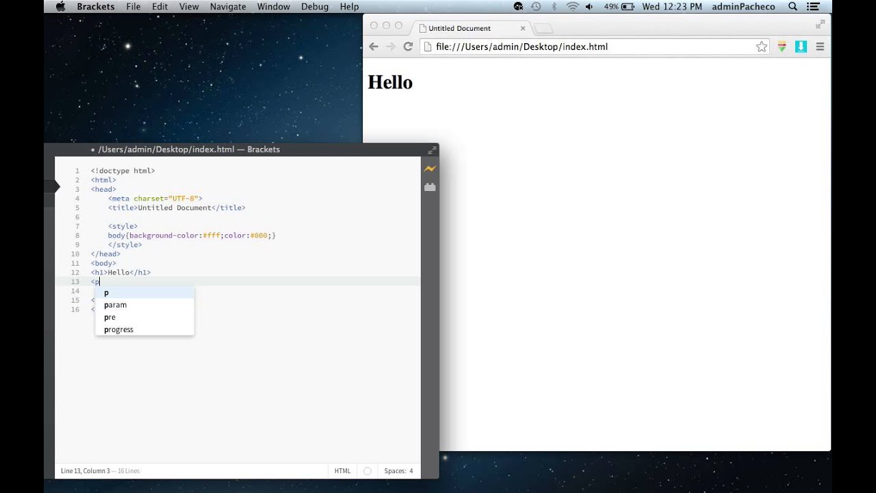 Brackets Web Developer Tool - FREE -