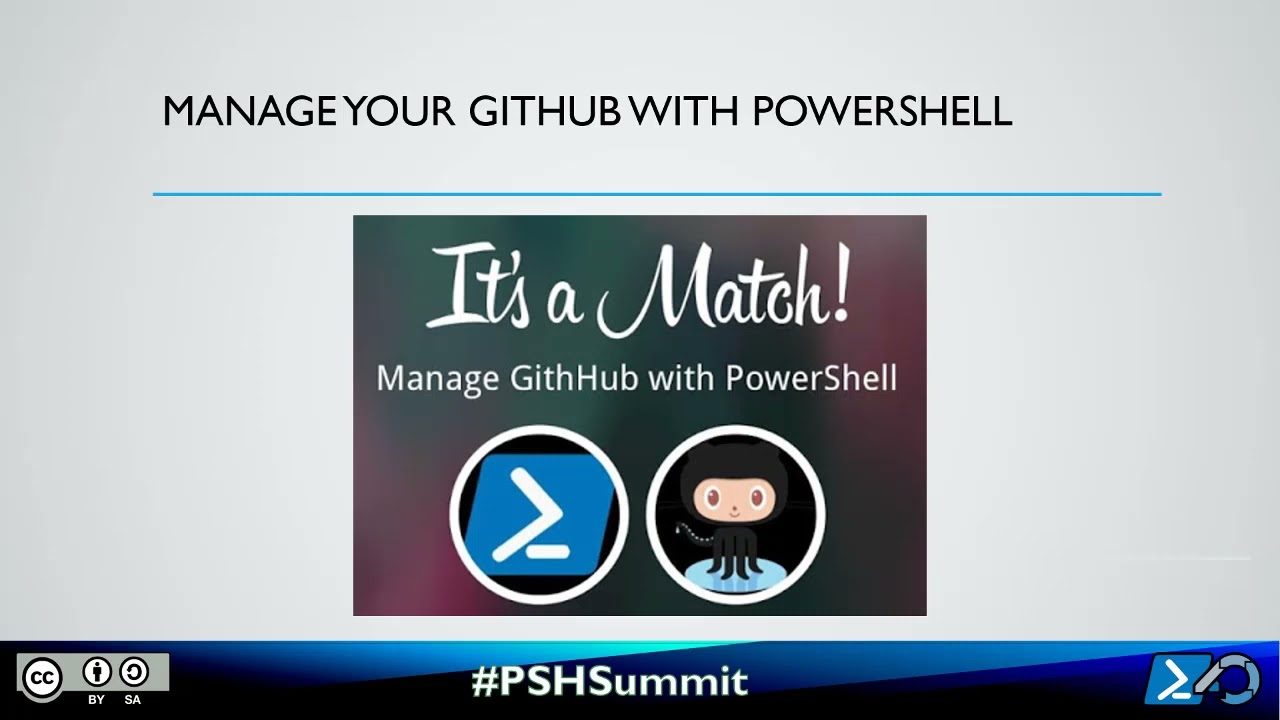 Manage GitHub with PowerShell