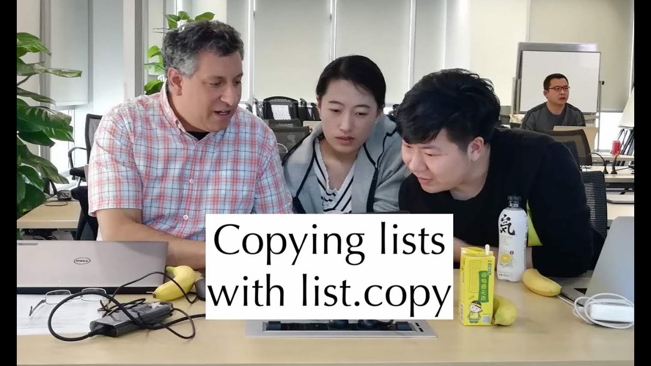 Python standard library: list.copy