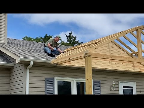 Gabled Porch Build DIY Updated