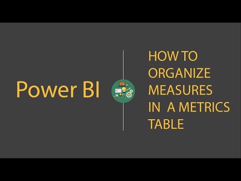 Power BI – How to Organize Measures in a Metrics Table – business ...