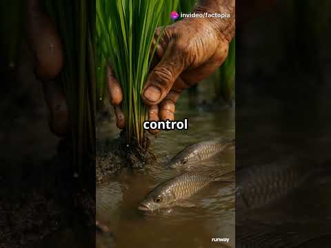 Fish + Rice = Farming Genius in Indonesia ???????? #shorts  #facts #marinemystery #ancientcivilizations
