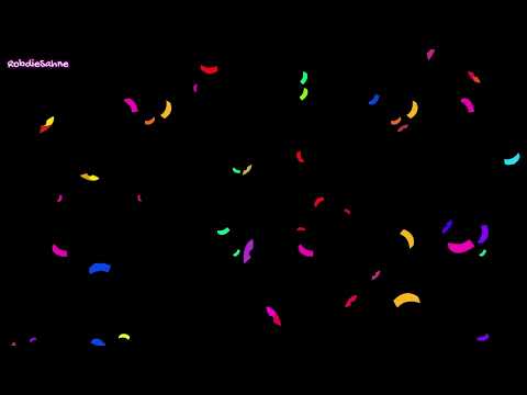 1 Hour TV Background Flying colorful confetti | confetti Background | Wallpaper |Animated#background