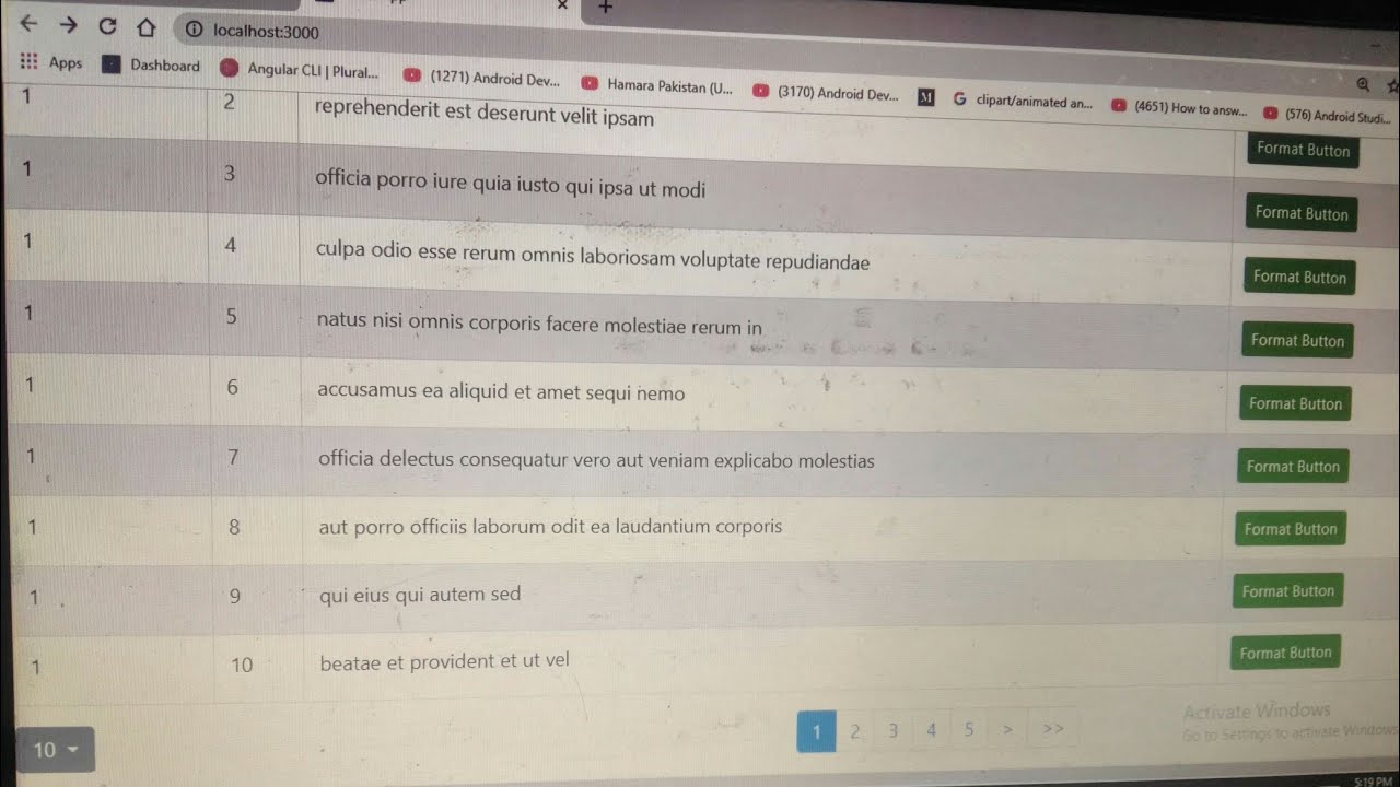 pagination in react-bootstrap-table-next react js while fetching data from api