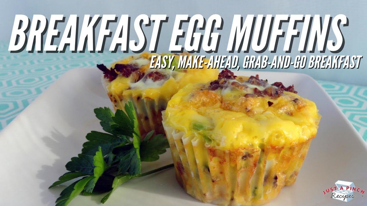 How to Make Breakfast Egg Muffins - easy make ahead weekday breakfast!