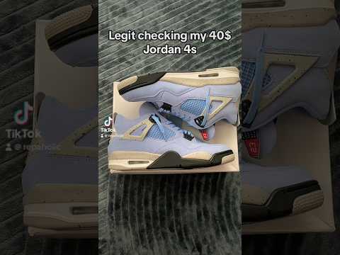 Legit checking my 40$ Jordan 4s from stockxbest the best replica sneaker website in 2023