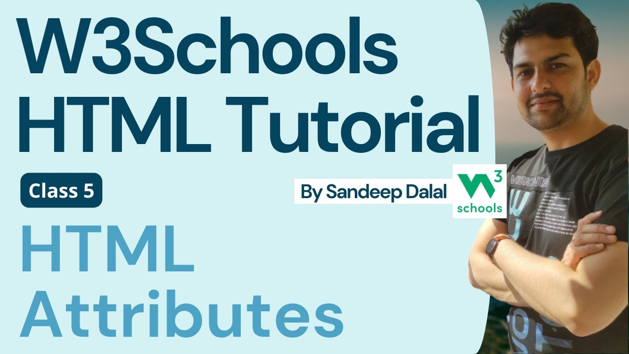HTML Tutorial - HTML Attributes - W3Schools - In Hindi & English
