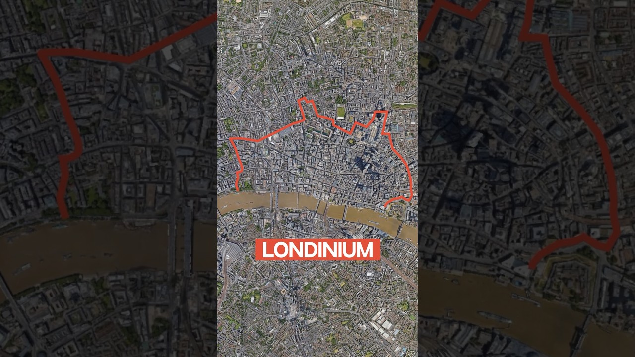 A Roman city in London w/ @livinglondonhistory  #explained #history #map #london