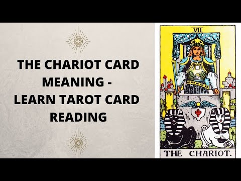 LEARN TAROT CARDS IN HINDI | PART-13 | The Chariot Card Meaning - Major Arcana Card